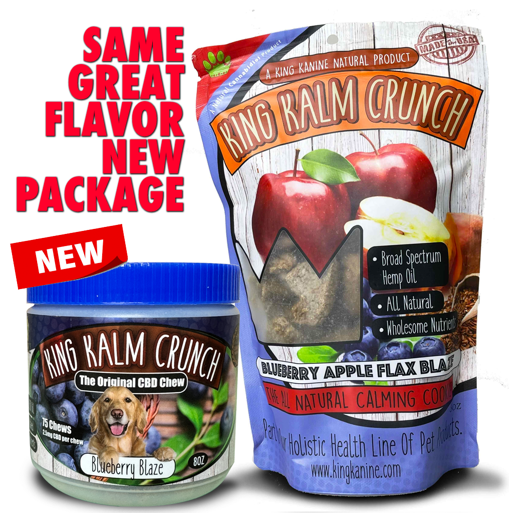 KING KALM™ CBD Crunch - Blueberry – King Kanine Wholesale